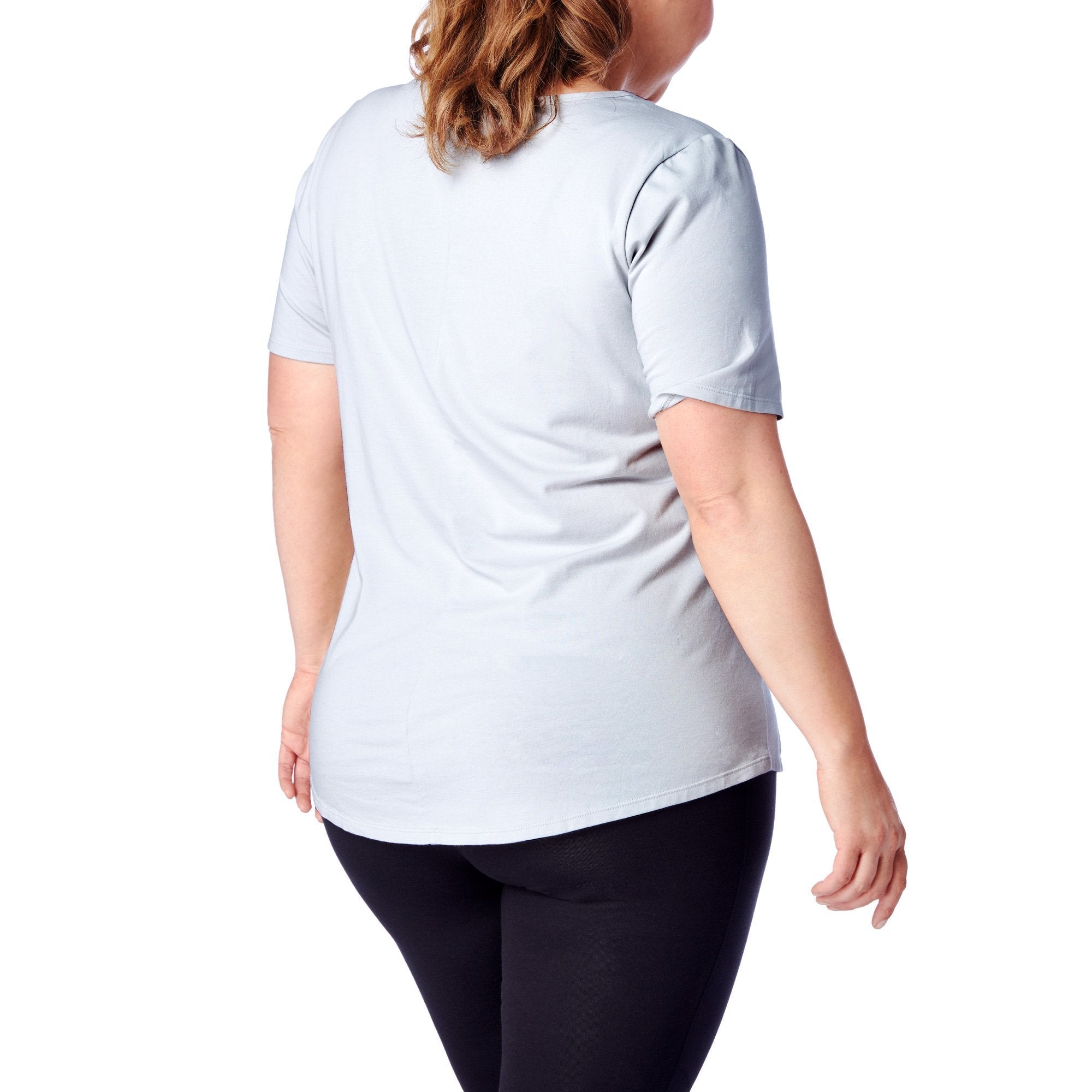 Grey Nancy Tee – Rainbeau Curves